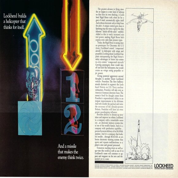 Lockheed Aircraft | Art | 967 Lockheed Aircraft Helicopter Missile ...